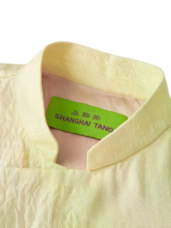 Shanghai Tang Patterned Jacquard Qipao Dress