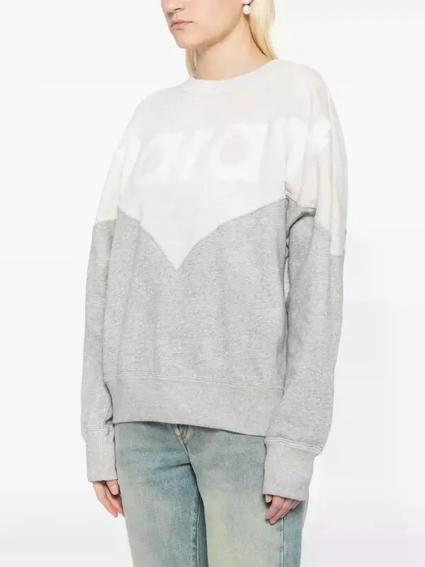 MARANT ETOILE Cotton Blend Colour-block Sweatshirt