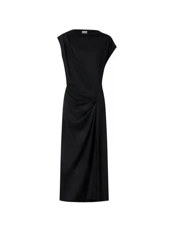 MARANT ETOILE Naerys Draped Maxi Dress - Black