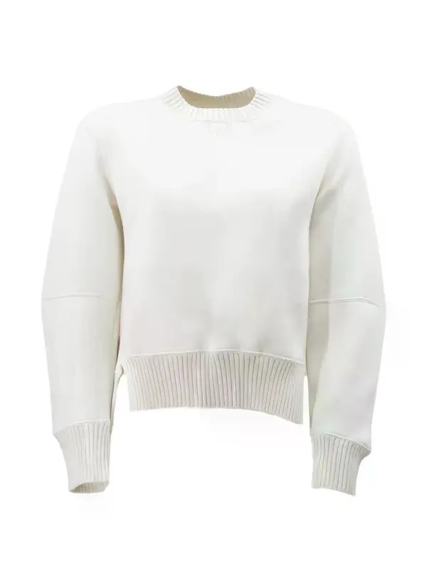 Sacai Crew Neck Sweater - Neutrals