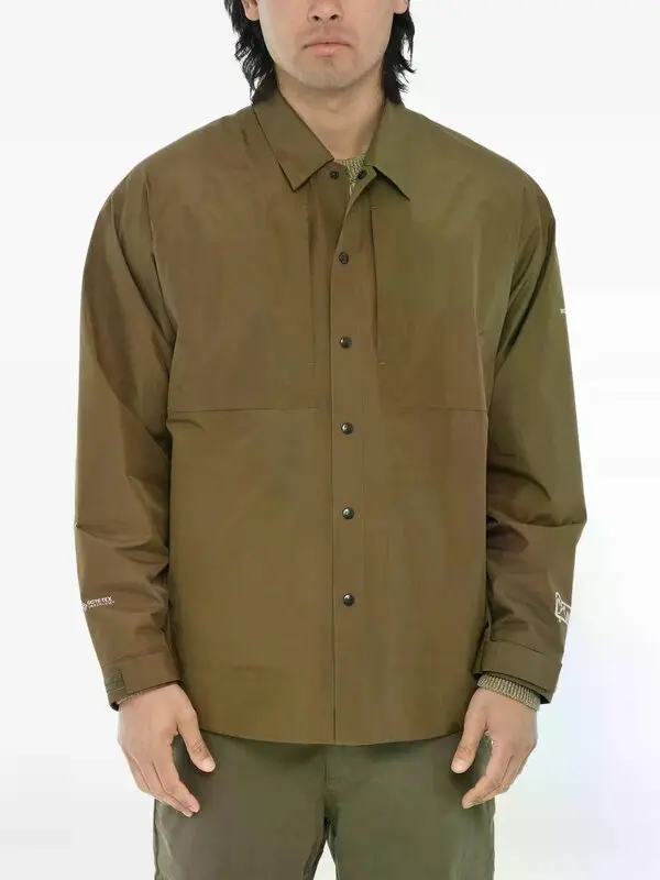 Woolrich Gore-tex Logo Print Jacket