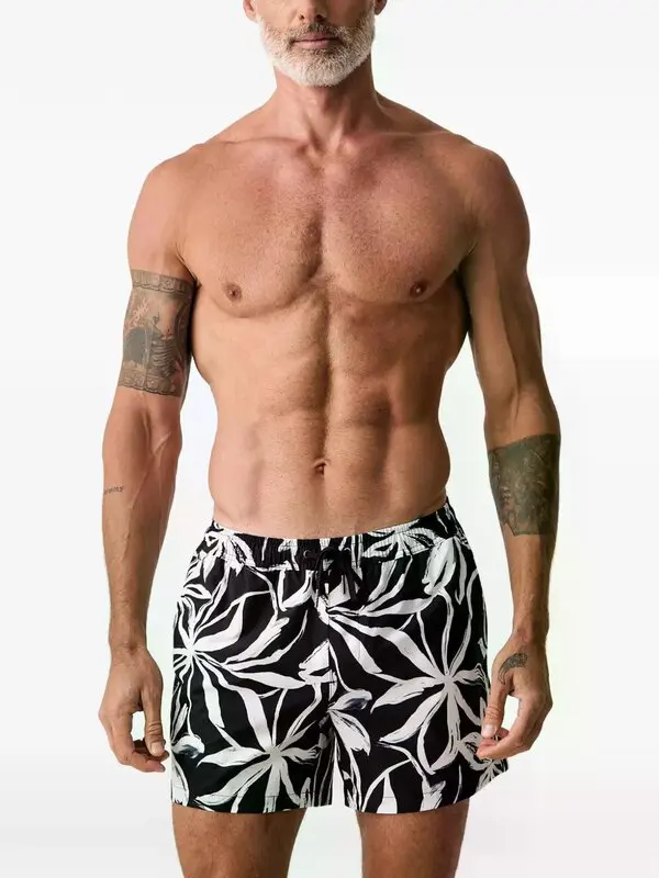Marc O'polo Floral-print Drawstring Swim Shorts