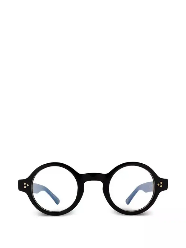 LESCA Burt Acetate Eyeglasses - Black