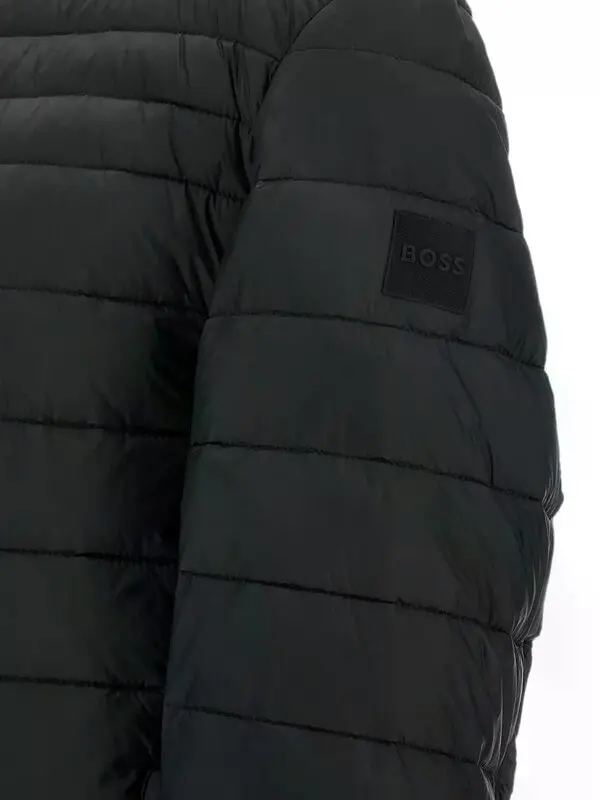 BOSS Packable Water-repellent Padded Jacket With Logo Badge