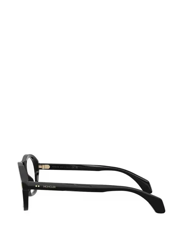 Moncler Shiny Round Frame Eyeglasses