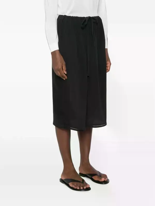 TOTEME Drawstring-waist Midi Skirt