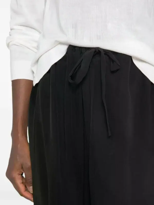 TOTEME Drawstring-waist Midi Skirt
