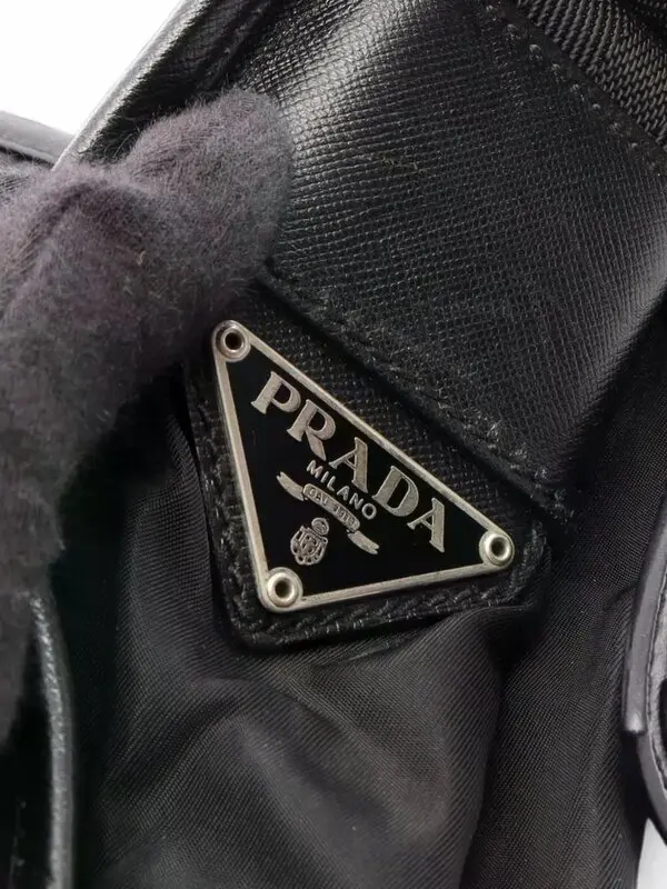 Prada 2000s Saffiano Leather Messenger Bag