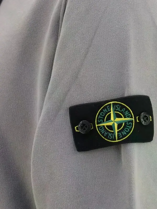 Stone Island Logo-patch Zip-up Hoodie