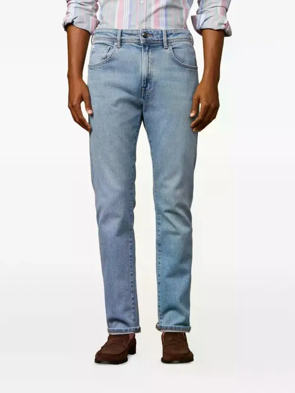 HACKETT LONDON Newburg Light-wash Jeans