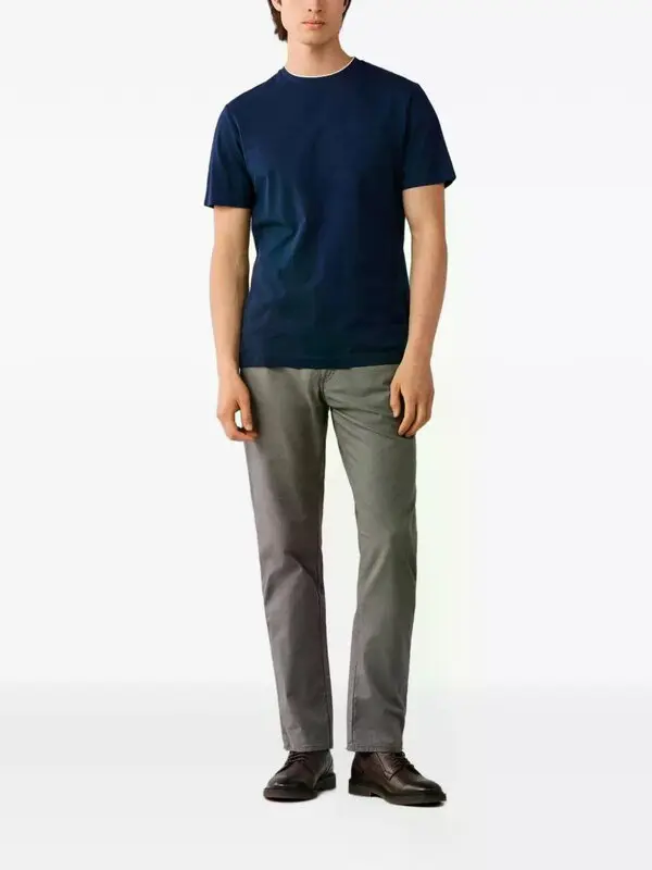 HACKETT LONDON Textured Canvas Trousers