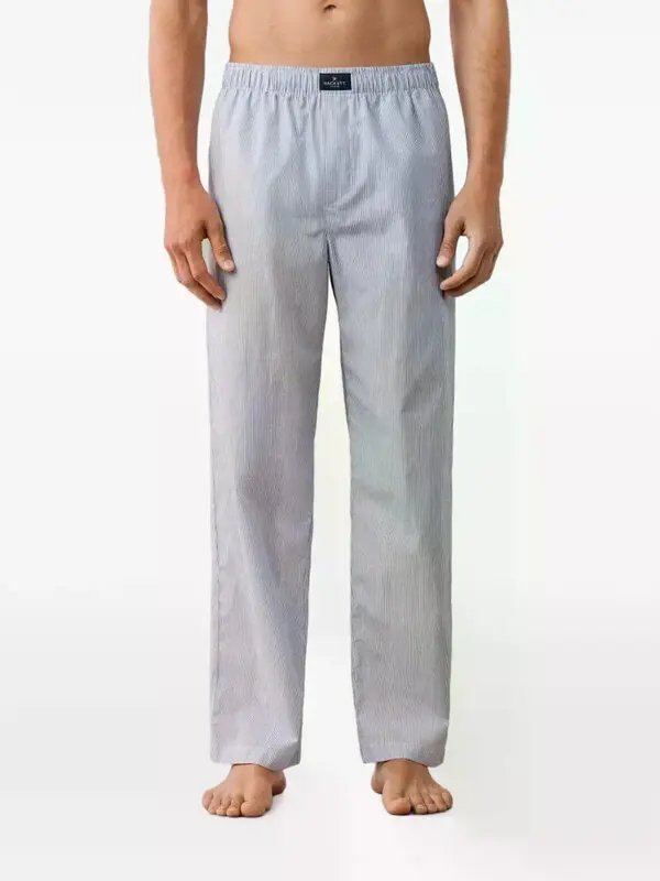 HACKETT LONDON Striped Cotton Pajamas
