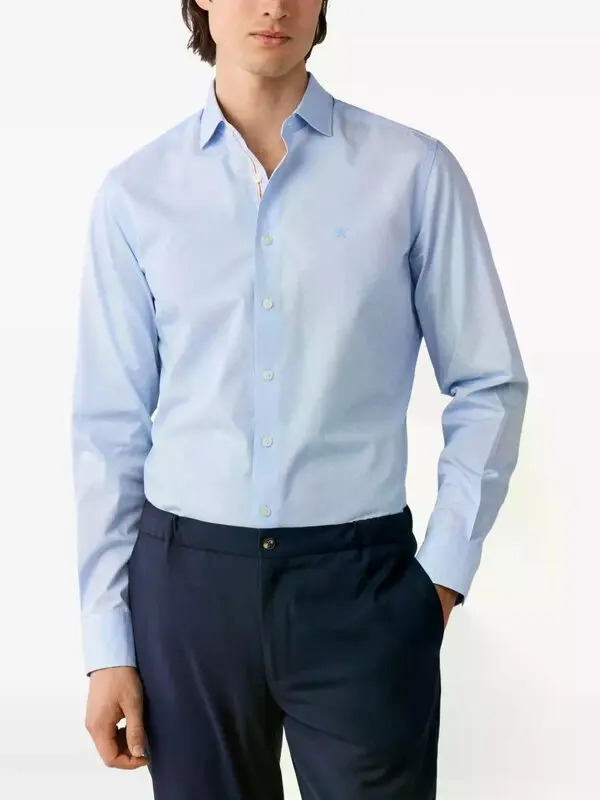 HACKETT  Hairline-stripe Tailored-fit Shirt