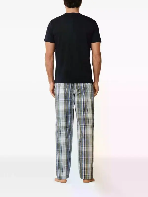 HACKETT LONDON Check-print Cotton Pyjama Set