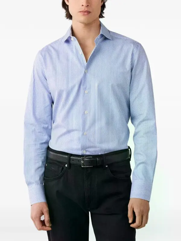 HACKETT LONDON Stripe Cotton Shirt