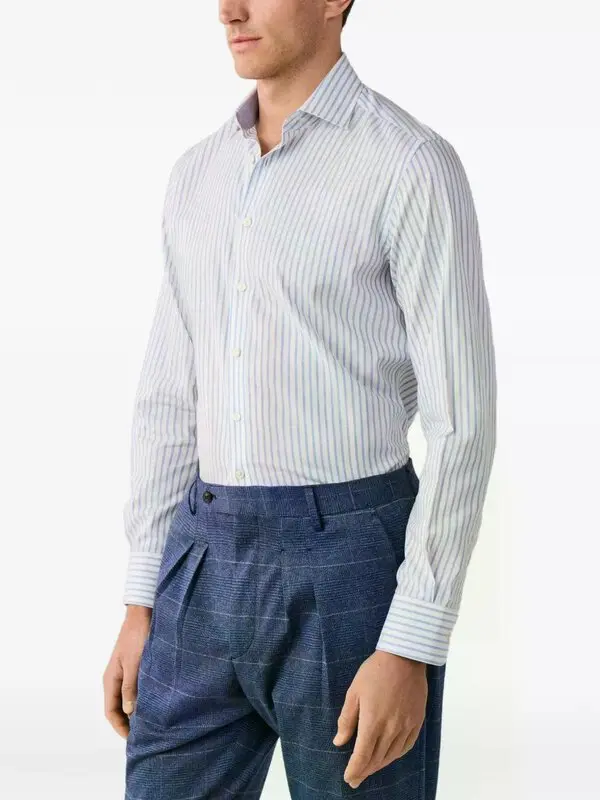 HACKETT LONDON Wide-stripe Cotton Shirt