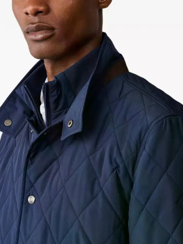 HACKETT LONDON Paddock Diamond-quilted Jacket