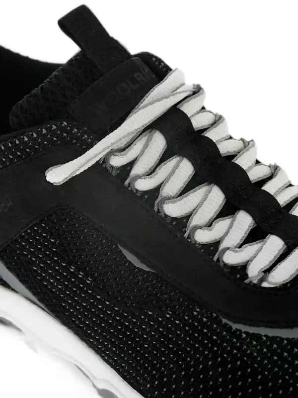 Woolrich Perforated Suede-trim Sneakers
