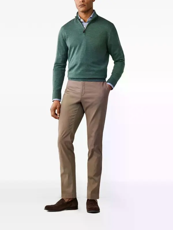 HACKETT LONDON Quarter-zip Merino Sweater