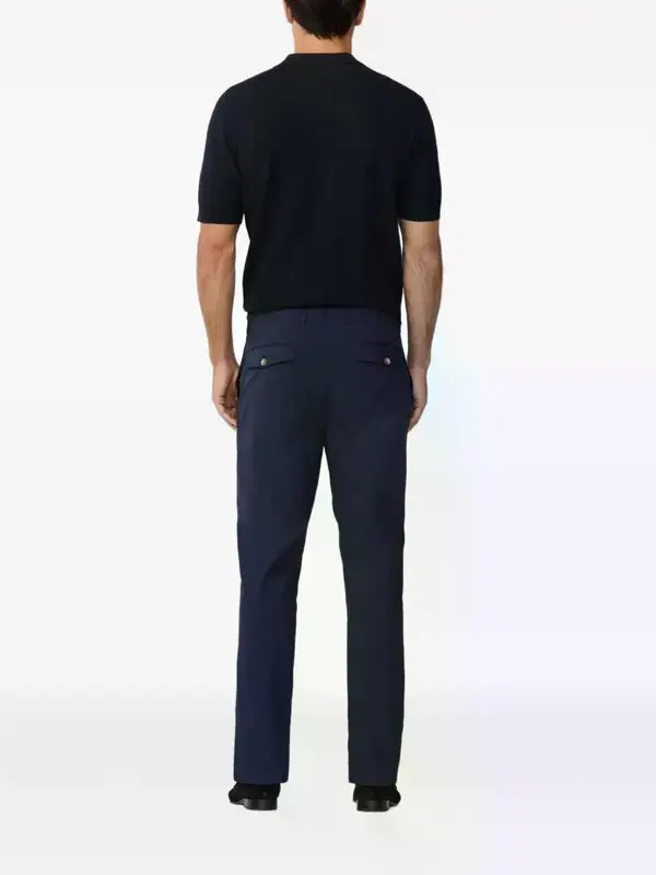 HACKETT LONDON Kensington Houndstooth Belt-loop Trousers