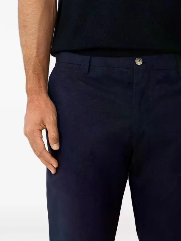HACKETT LONDON Kensington Houndstooth Belt-loop Trousers