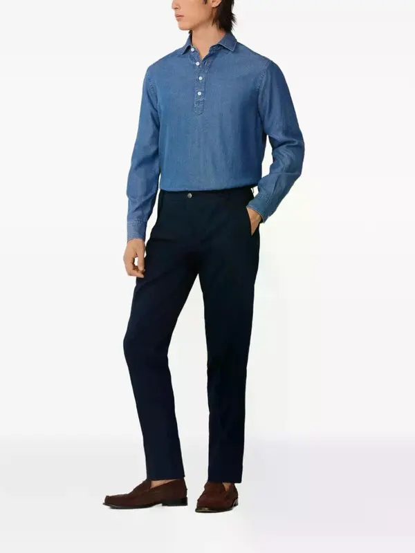 HACKETT LONDON Sloane Pleat-detail Trousers