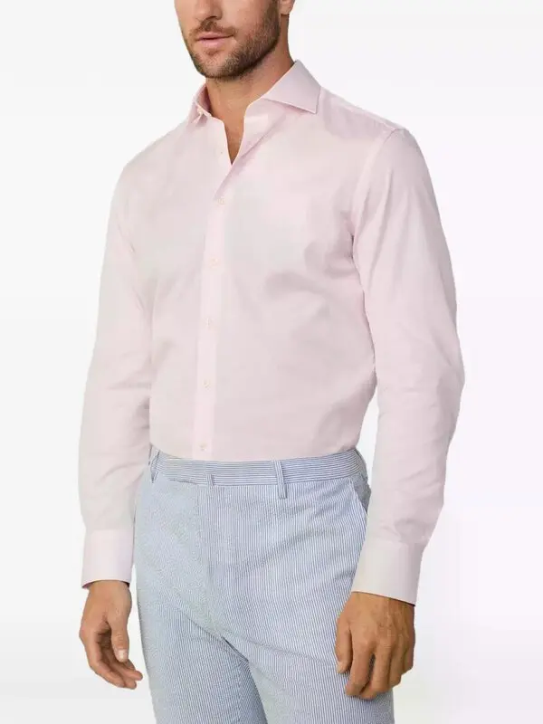 HACKETT LONDON Tailored-fit Poplin Shirt