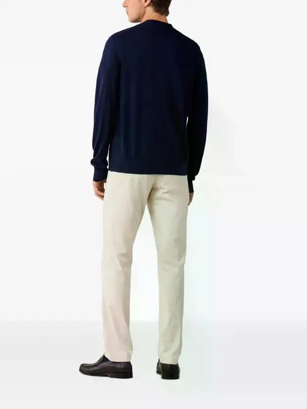 HACKETT LONDON Merino Wool V-neck Cardigan
