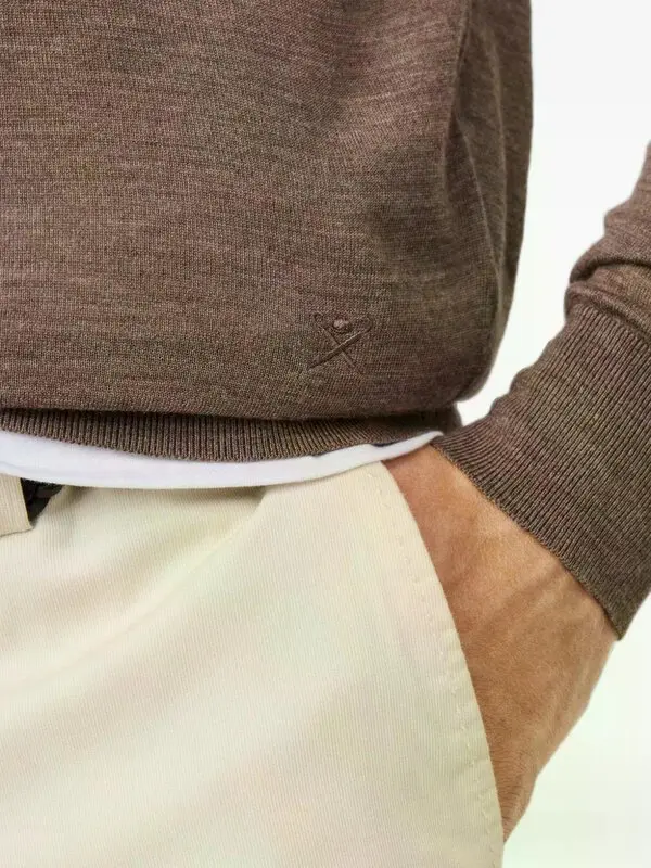 HACKETT LONDON Quarter-zip Wool Sweater