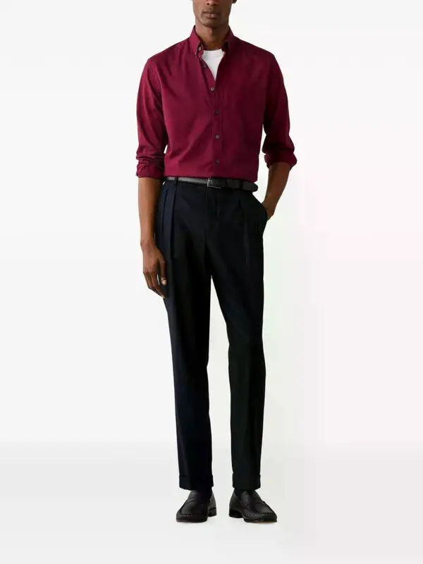 HACKETT LONDON Garment-dyed Oxford Shirt