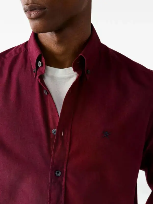 HACKETT LONDON Garment-dyed Oxford Shirt