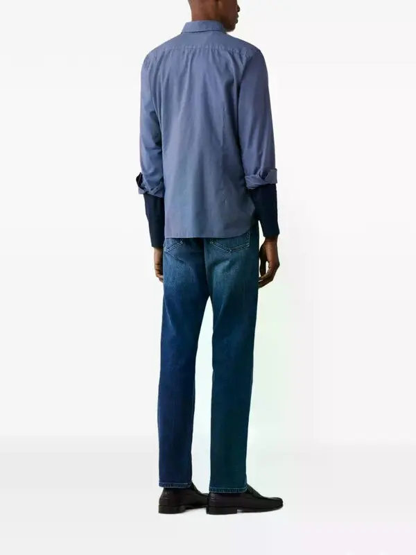 HACKETT LONDON Embroidered-logo Shirt