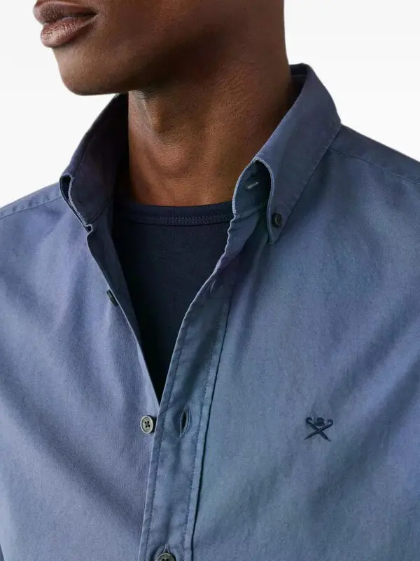 HACKETT LONDON Embroidered-logo Shirt
