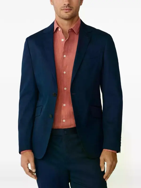 HACKETT LONDON Single-breasted Notch-lapel Blazer