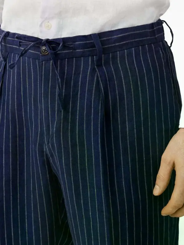 HACKETT LONDON Regent Pinstripe Linen Chinos