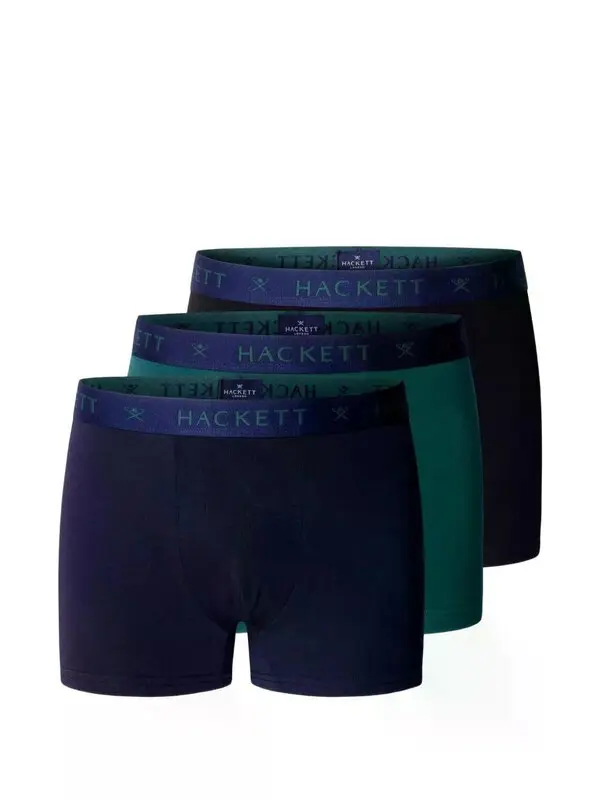 HACKETT LONDON Logo-waistband Trunks Pack