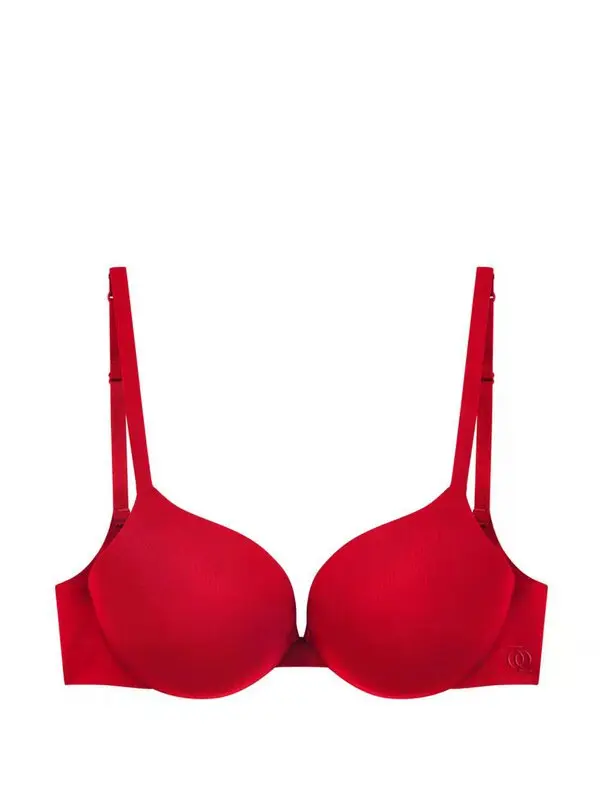 GOD SAVE QUEENS Moulded-cup Underwired Bra - Red
