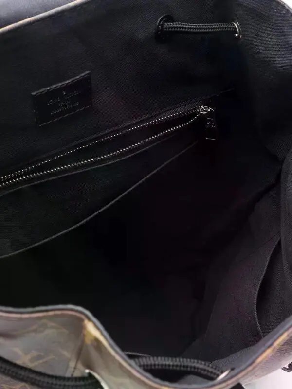 LOUIS VUITTON Christopher Mm Monogram Macassar Backpack
