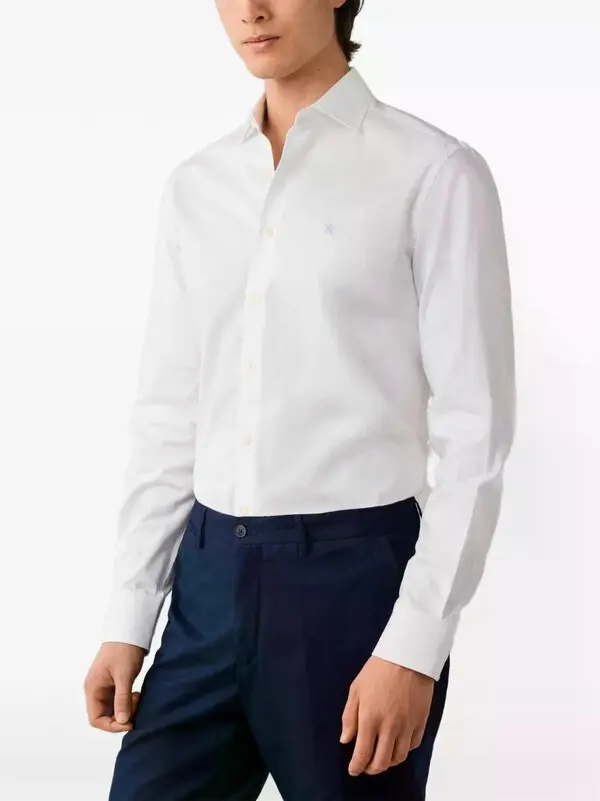 HACKETT LONDON Logo-embroidered Shirt