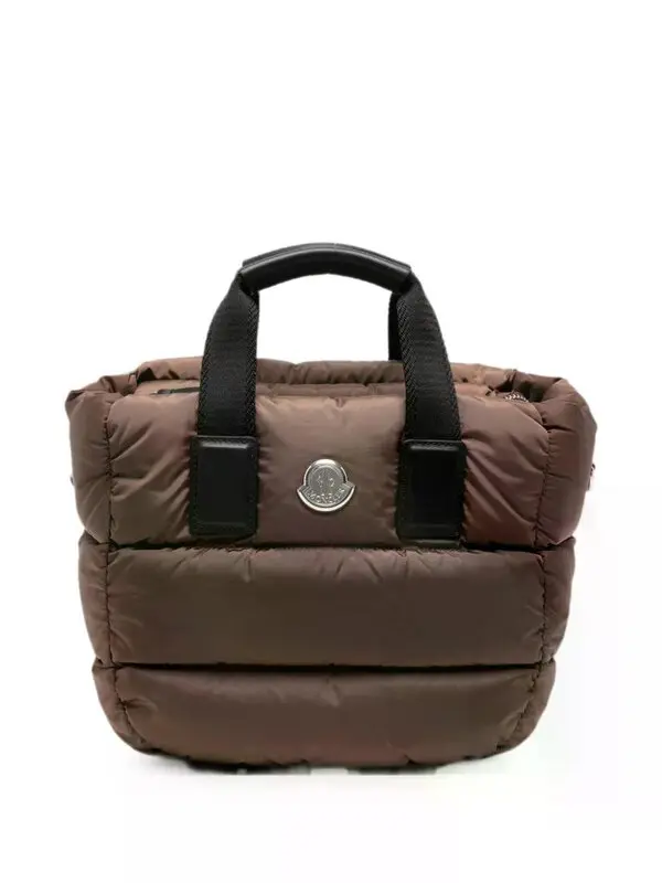 Moncler Mini Caradocquilted Tote Bag - Brown