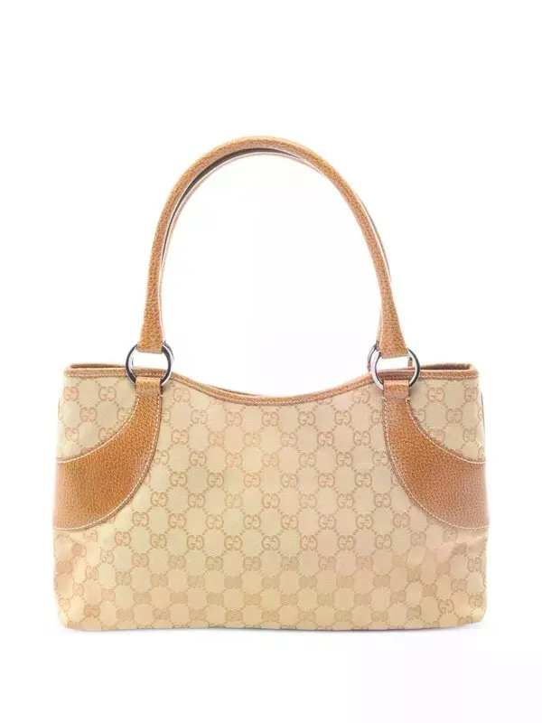 Gucci 2000s Gg Canvas Tote Bag - Neutrals