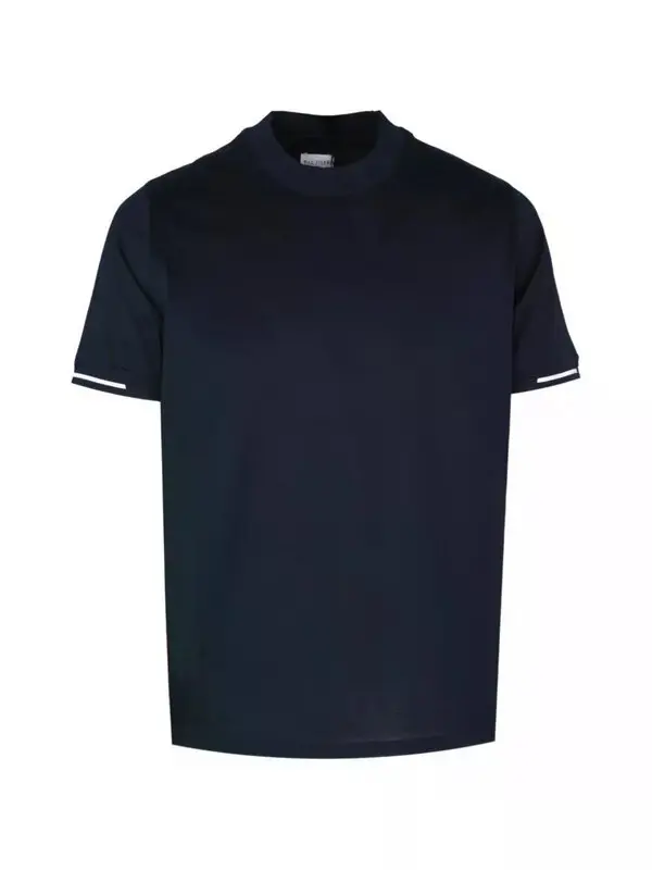 Pal Zileri Stripe-detail Crew-neck T-shirt