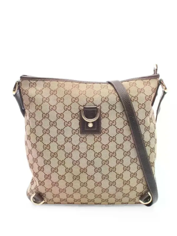 Gucci 2000s Abby Gg Canvas Shoulder Bag