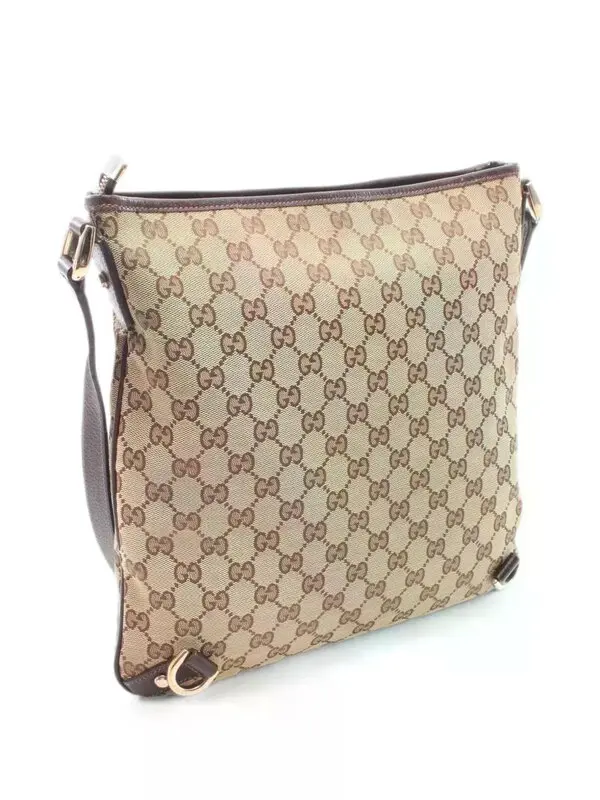 Gucci 2000s Abby Gg Canvas Shoulder Bag