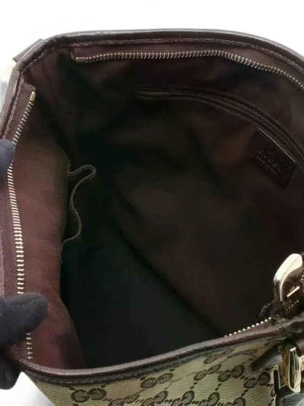 Gucci 2000s Abby Gg Canvas Shoulder Bag