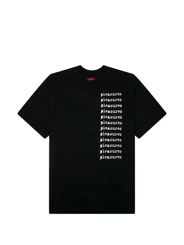PLEASURES Logo-print T-shirt