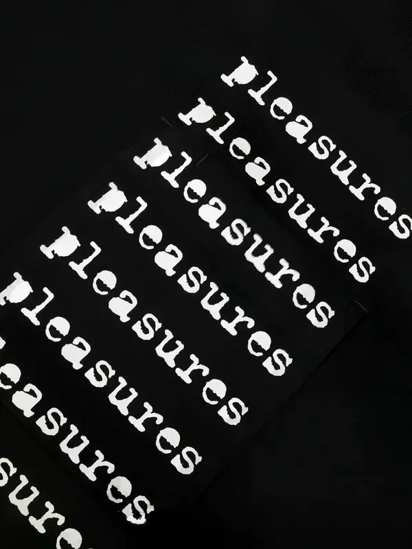 PLEASURES Logo-print T-shirt