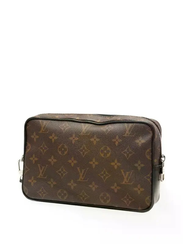 LOUIS VUITTON 2019 Monogram Macassar Kasai Clutch Bag