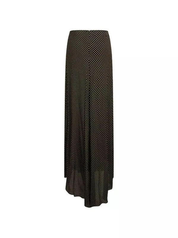 Philosophy Di Lorenzo Serafini Polka-dot Asymmetric Long Skirt