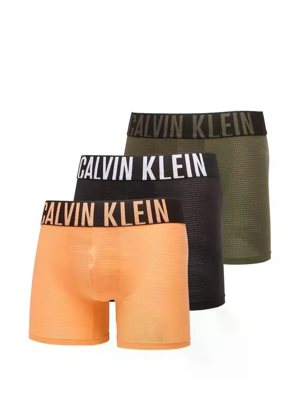Calvin Klein Logo-waistband Boxer Briefs - Orange
